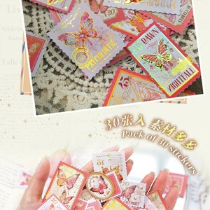 4 Types Simno Letterhead Sticker Packs, Scrapbooking Pack, Journal ...