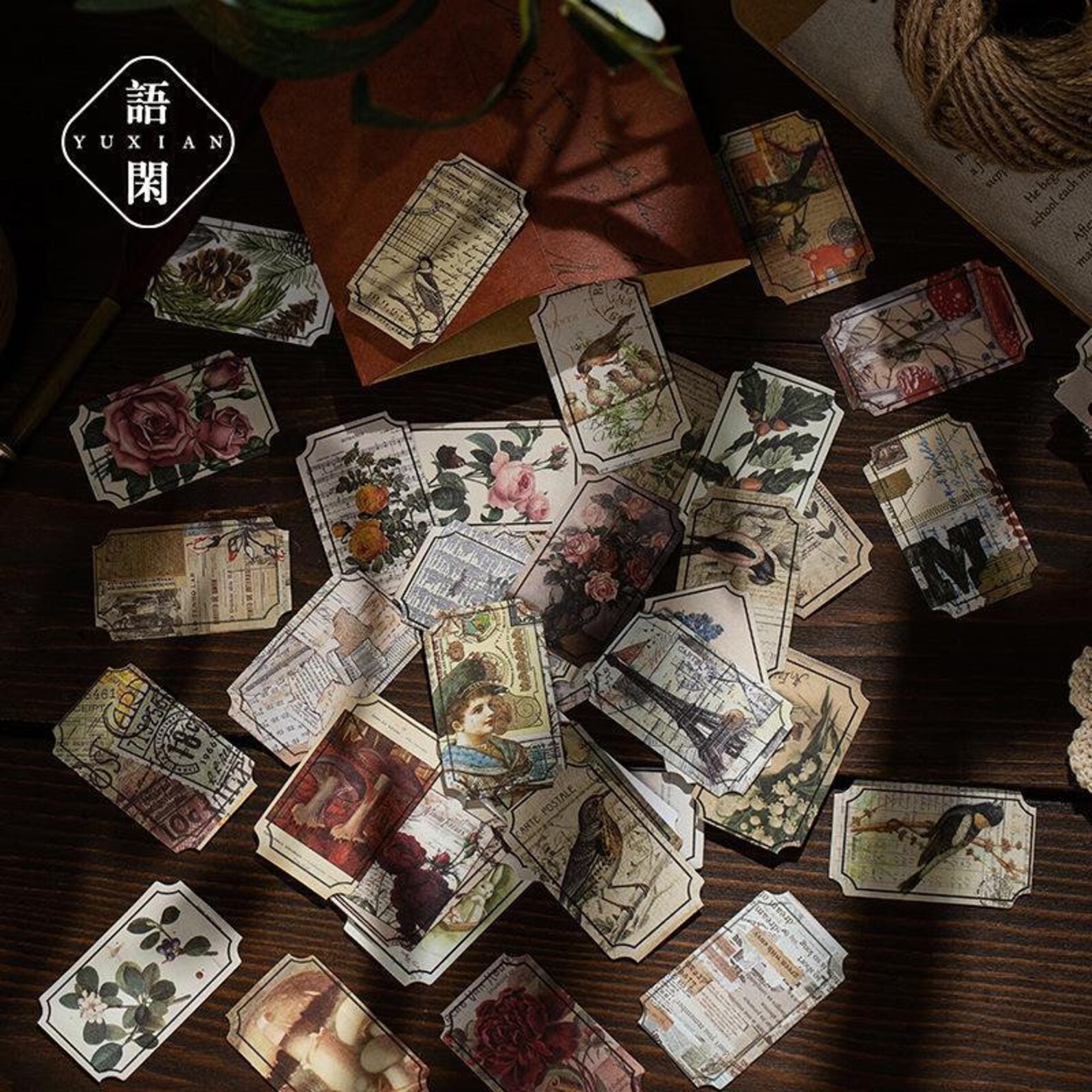 40 Sheets Yu Series Stickersjournalig Gift - Etsy