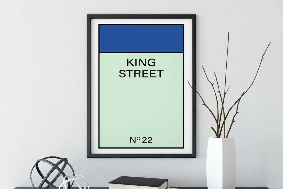 Personalised Street Name Wall Print • Custom Housewarming Gift • New ...