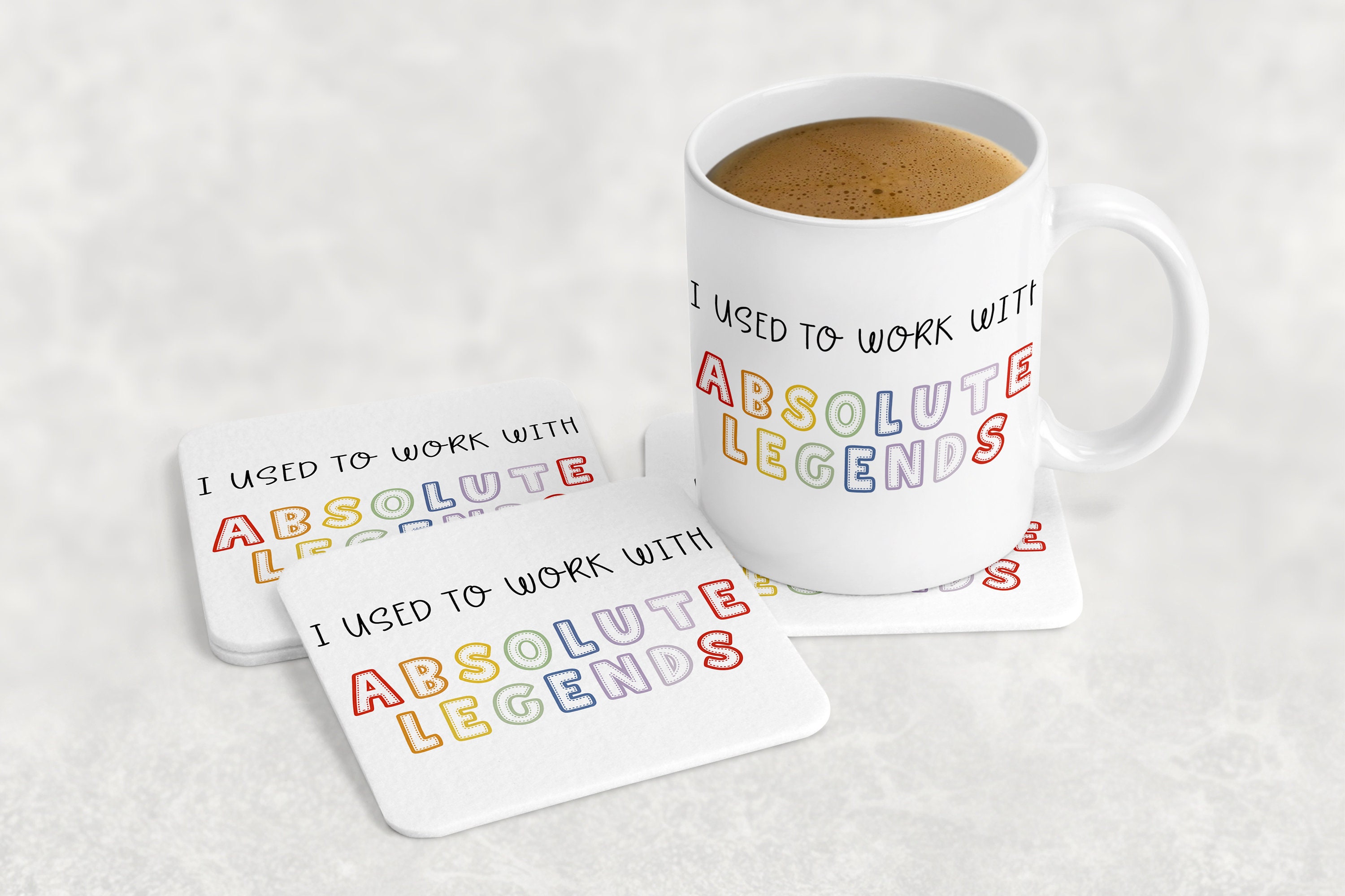 New Job Mug, I Used to Work With Absolute Legends Funny Mug for ...