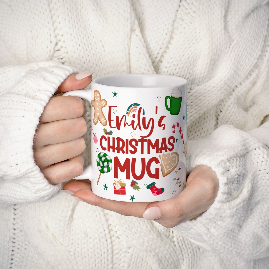 Custom Christmas Mug, Personalised Christmas Cup, Hot Chocolate Secret ...