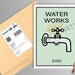 Water Works Wall Print for Bathroom • Bathroom Wall Art • Funny ...