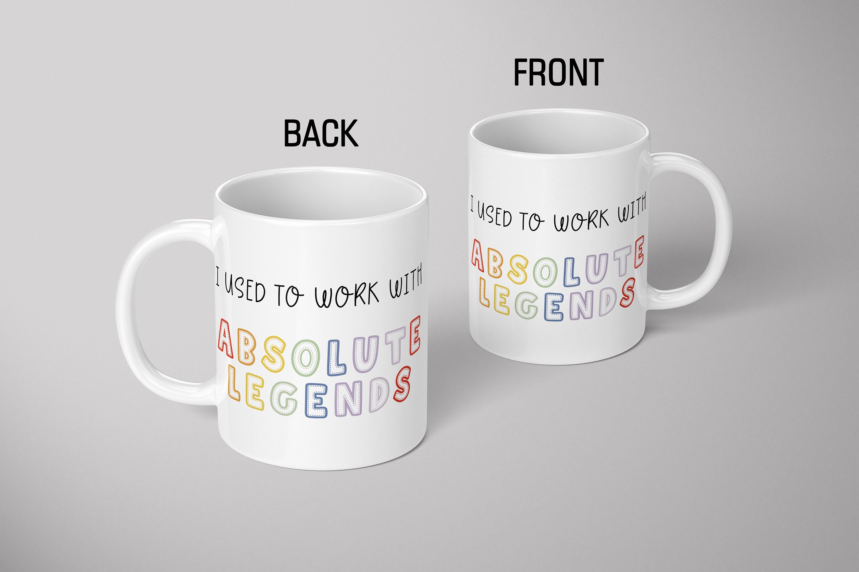 New Job Mug, I Used to Work With Absolute Legends Funny Mug for ...