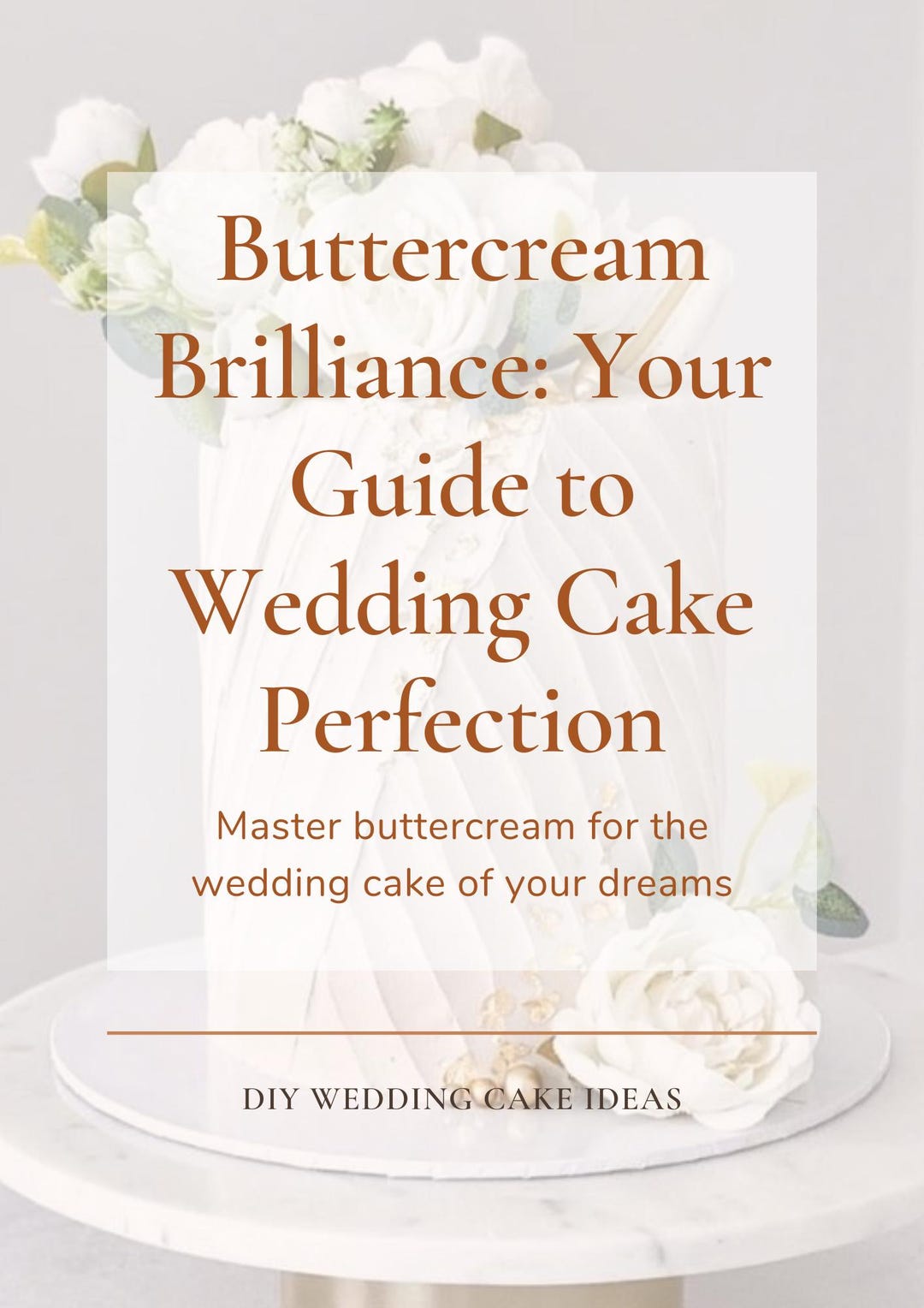 How to Make Professional Buttercream for Homemade Cakes (PDF) - Etsy