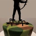 Bow Hunter Cake Topper, Hunting Theme Party, Archery Cake Topper ...