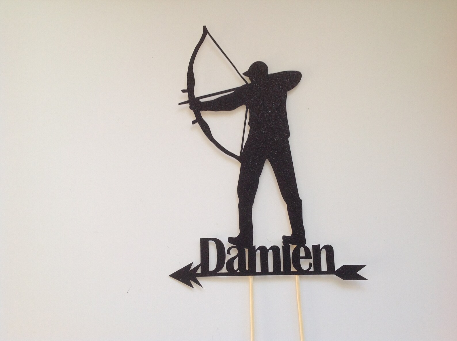 Bow Hunter Cake Topper, Hunting Theme Party, Archery Cake Topper ...