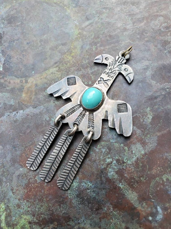 Fred Harvey Era Native American Navajo Double Thunder… - Gem