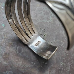 Native American Navajo UITA Ingot Silver Chisel Split Bracelet Cuff - Etsy