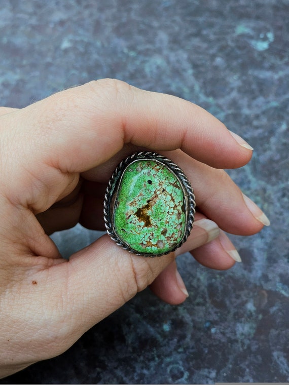 turquoise navajo ring native - Gem