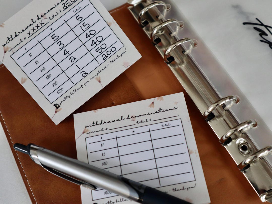 Bank Teller Slip Post-it Note Pad | 50-sheet Sticky Note Bank Teller ...