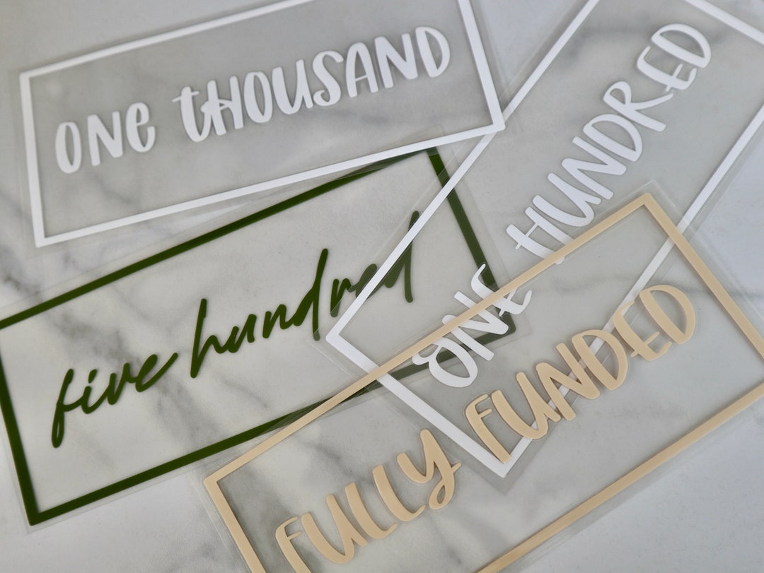 Laminated Placeholders | Cash Budgeting Prop Money | Multiple Styles ...