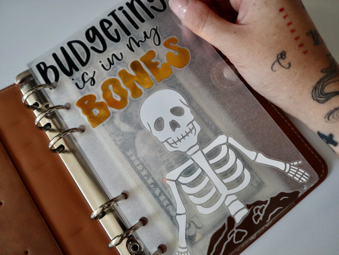 A6 Laminated Vellum Dashboard - Budgeting is in My Bones | Frosted ...