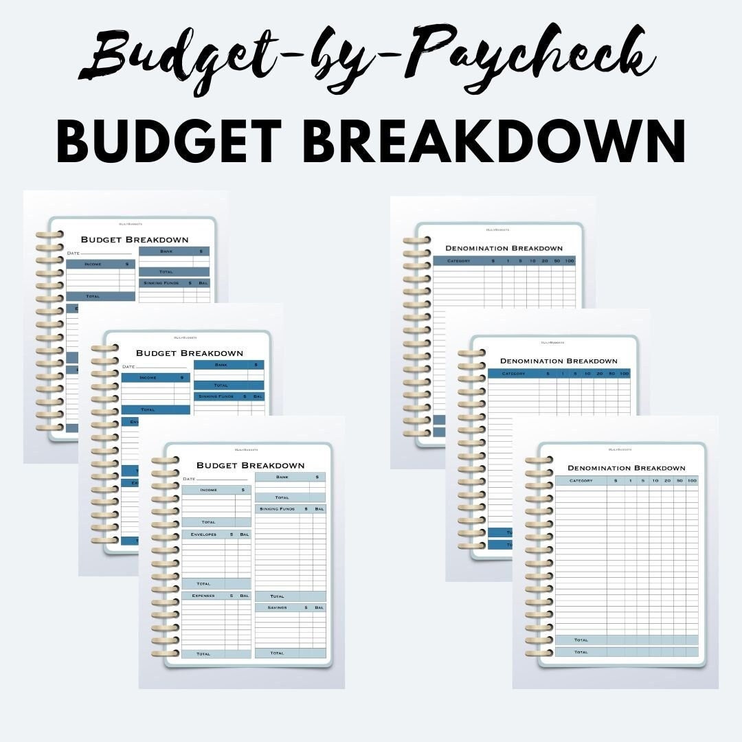 Budget-by-paycheck Breakdown - Etsy