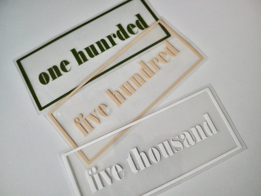 Laminated Placeholders | Cash Budgeting Prop Money | Multiple Colors ...