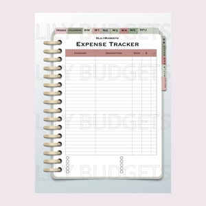 Undated / Reusable Budget Book - Budget by Paycheck - Etsy