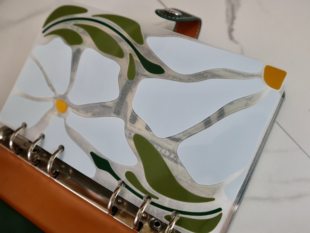 A6 Laminated Vellum Dashboard - Flowers | Frosted Dashboard A6 | Spring ...