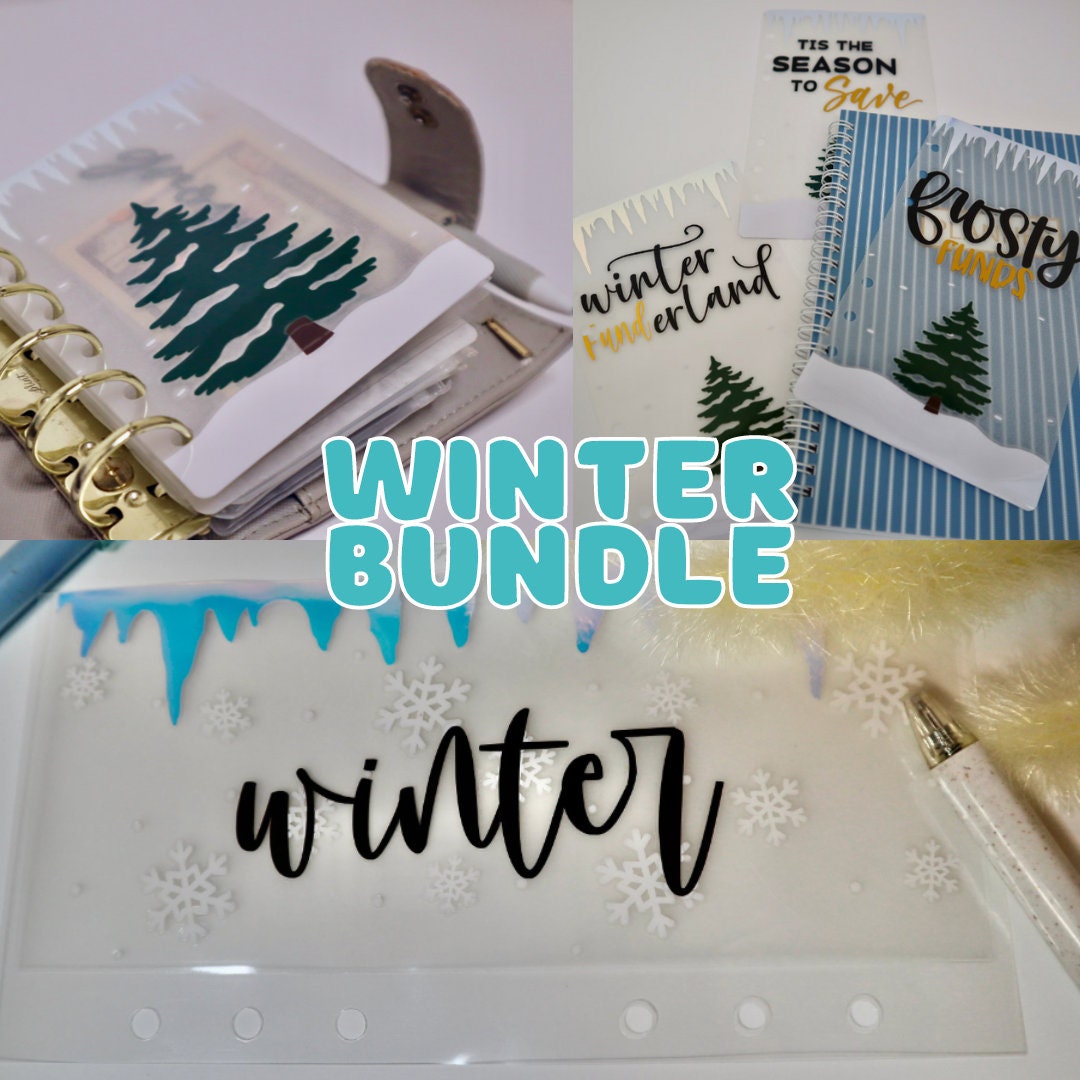 Winter Bundle | A6 Laminated Winter Envelope | A7 Winter Vellum ...
