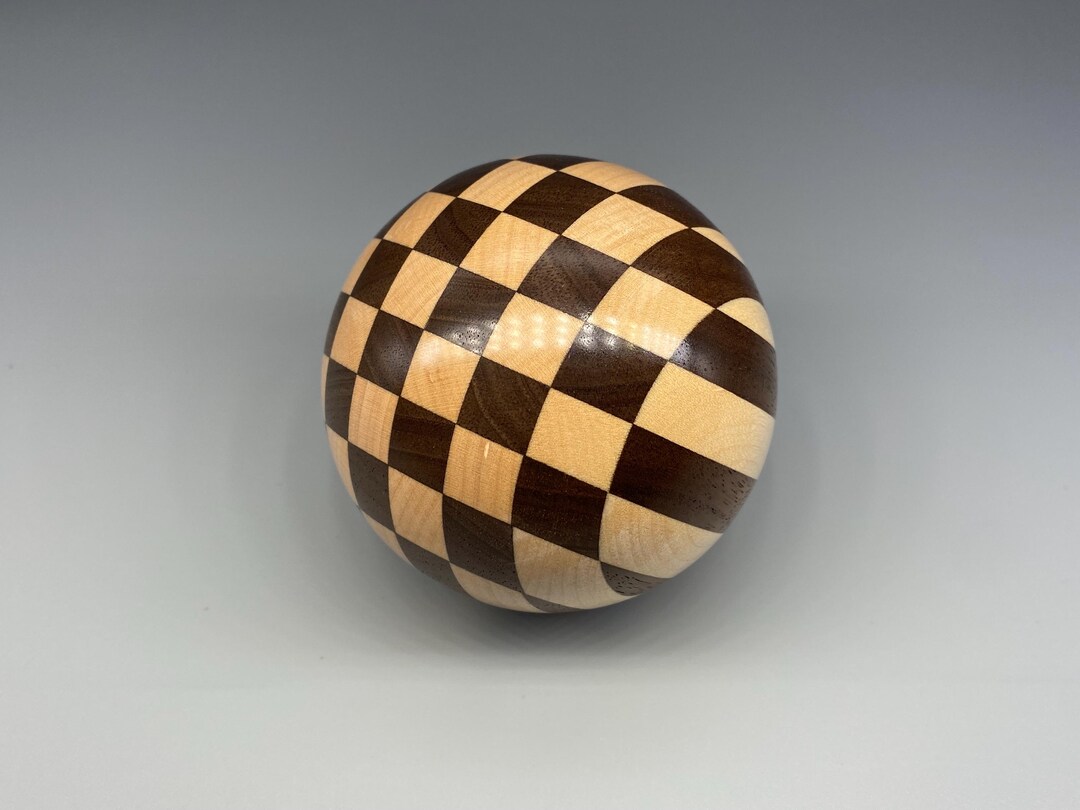 Wooden Sphere (walnut and Maple) - Etsy
