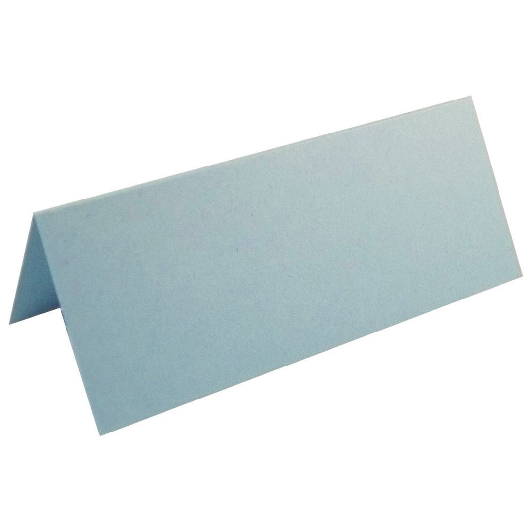 100 X Light Blue Blank Table Name Place Cards for Weddings & Parties - Etsy