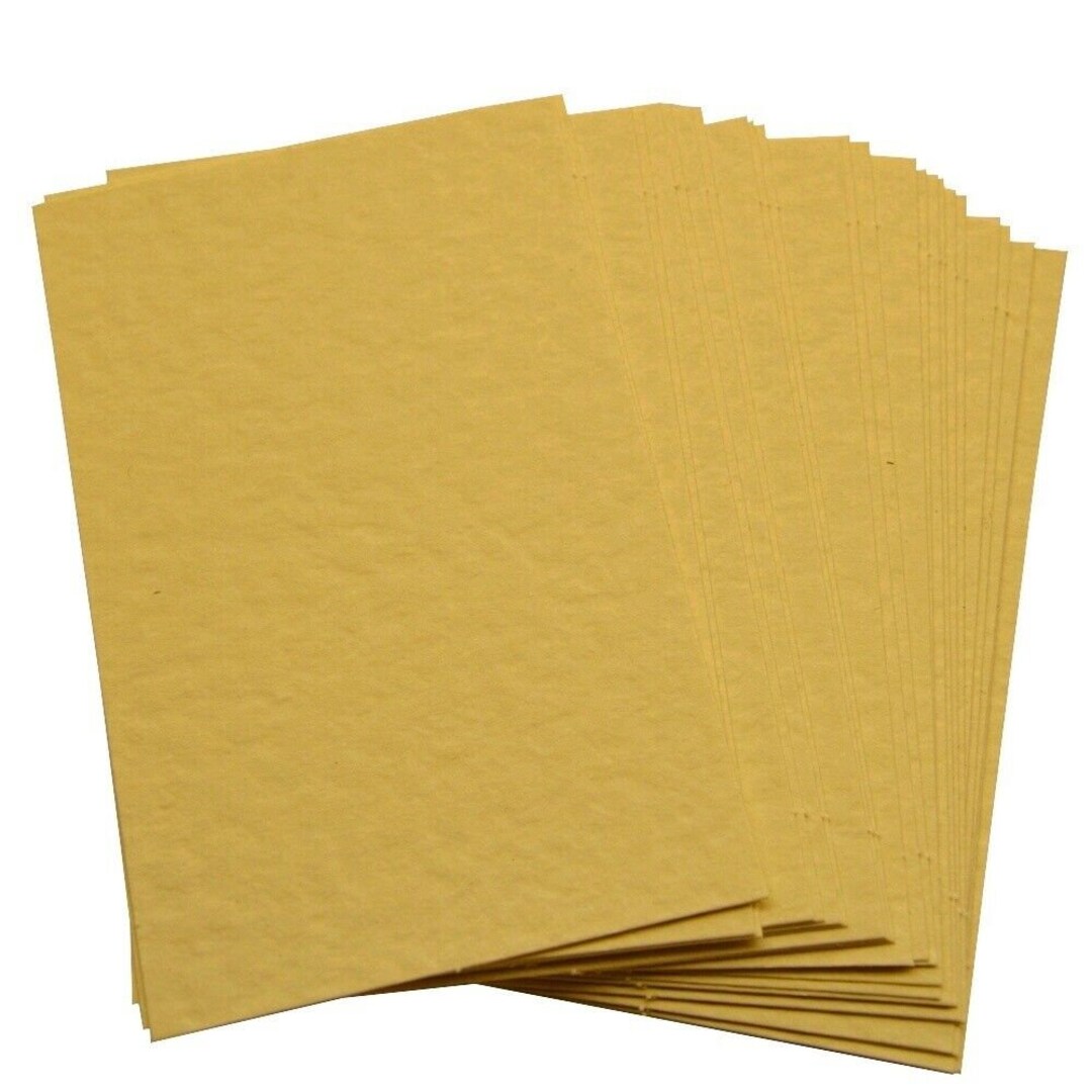 100 Hammered Cream Blank Business Cards 250gsm, Stamp, Print, ATC. Matt ...