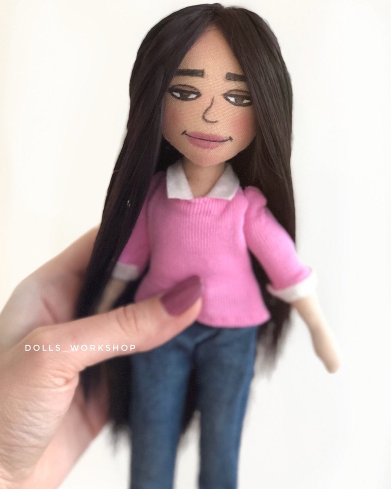 Custom Portrait Doll Handmade Portrait doll Personalized | Etsy