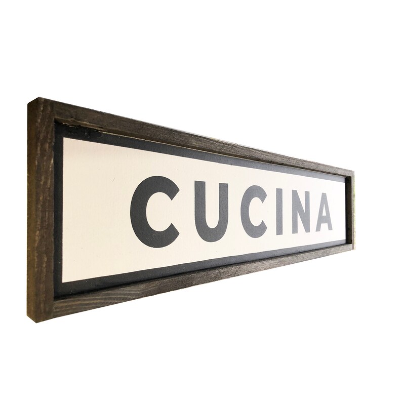 Cucina Italian Kitchen Sign Italian Chef Wall Decor Italian - Etsy