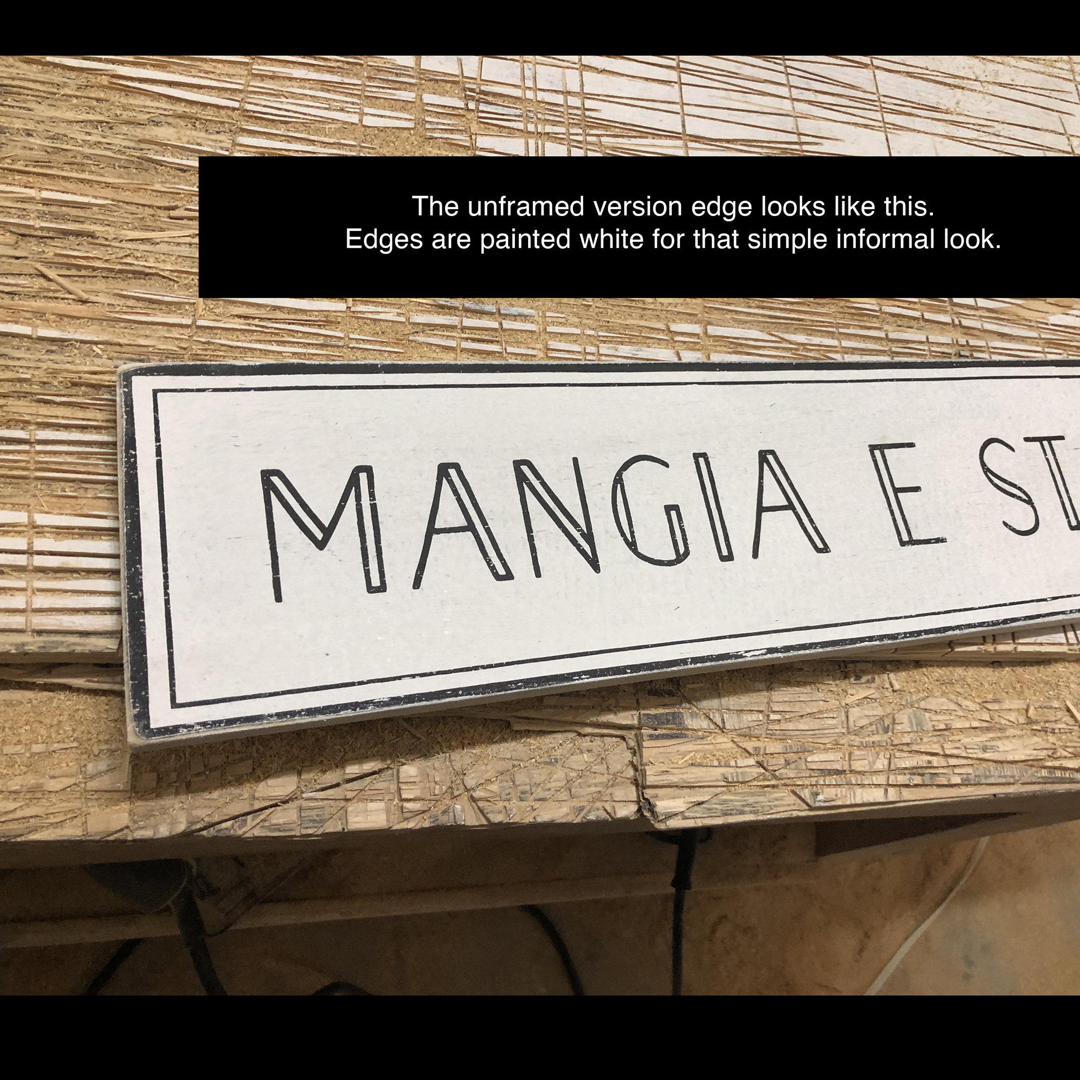 Mangia Sign Italian Kitchen Sign 6 X 31 Translation: - Etsy