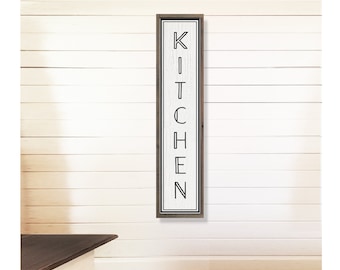 Vertical Kitchen Sign - Etsy