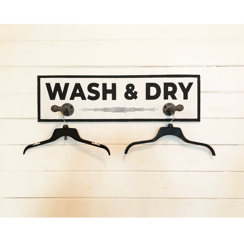 Laundry Room Rack - Etsy