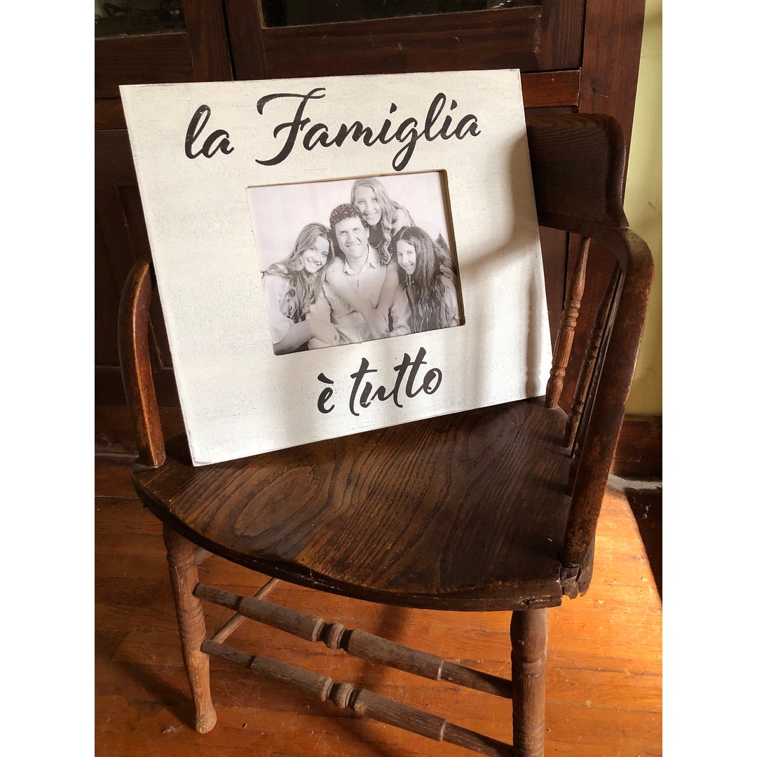 La Famiglia è Tutto 8x10 Picture Frame Family is Everything Italian ...
