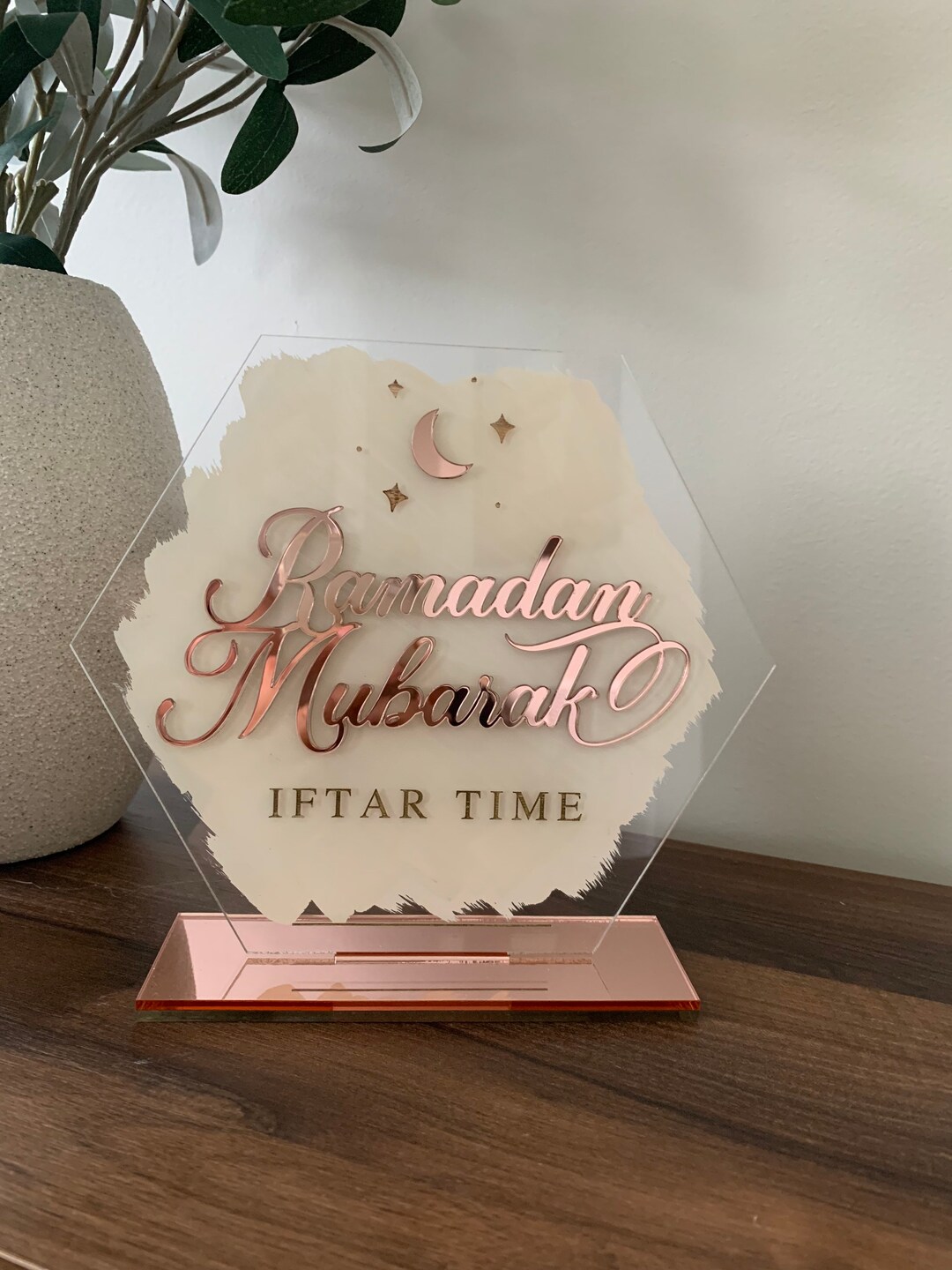 Ramadan Iftar Time Acrylic Tabletop Sign - Etsy