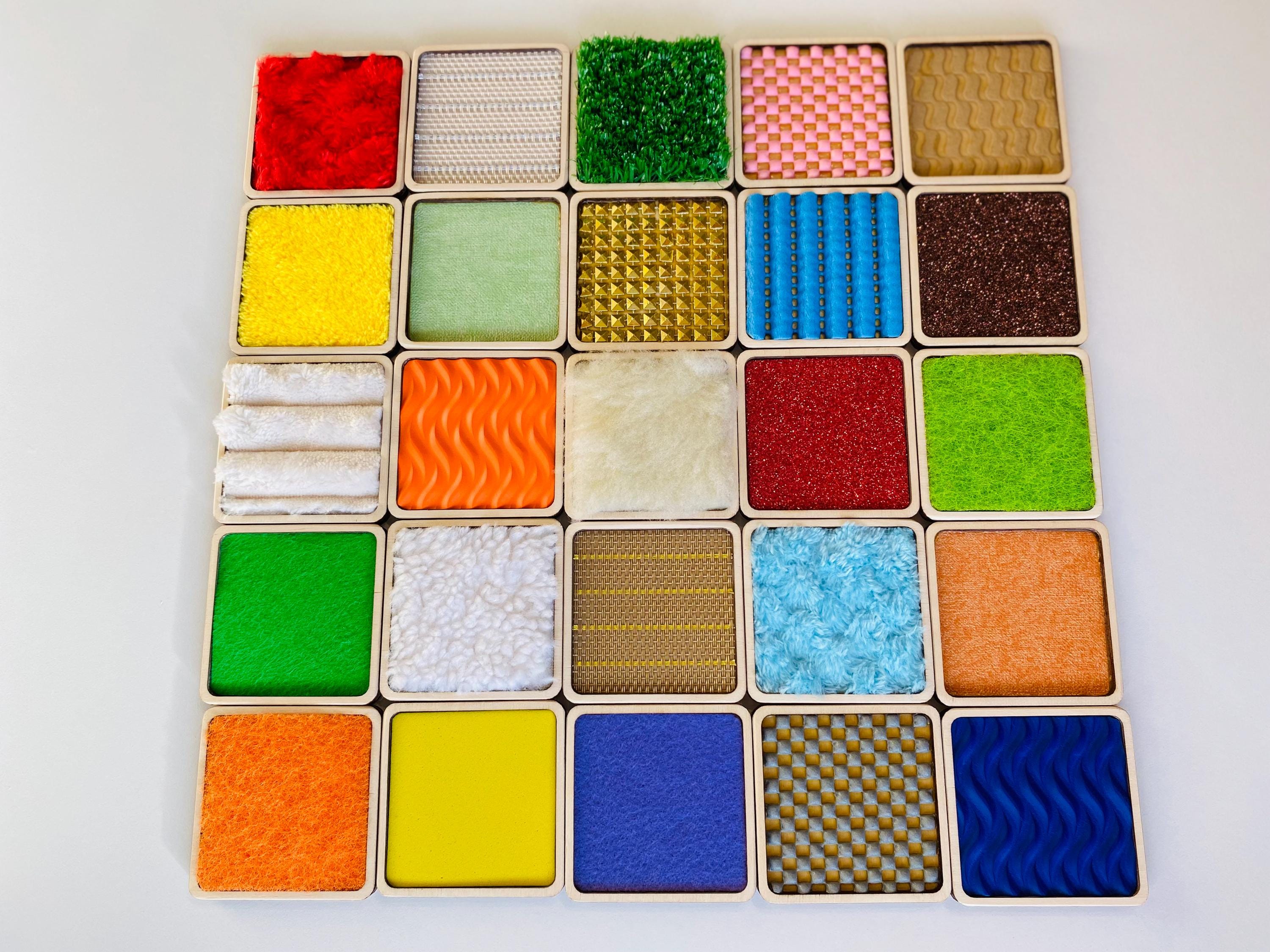 Tactile Sensory Cards for Toddlers, Autism Therapy, ADHD, Dementia, and ...