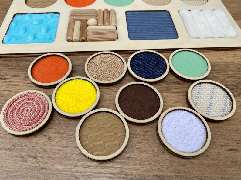 Montessori Sensory Texture Board: Tactile Learning Toy for Toddlers - Etsy