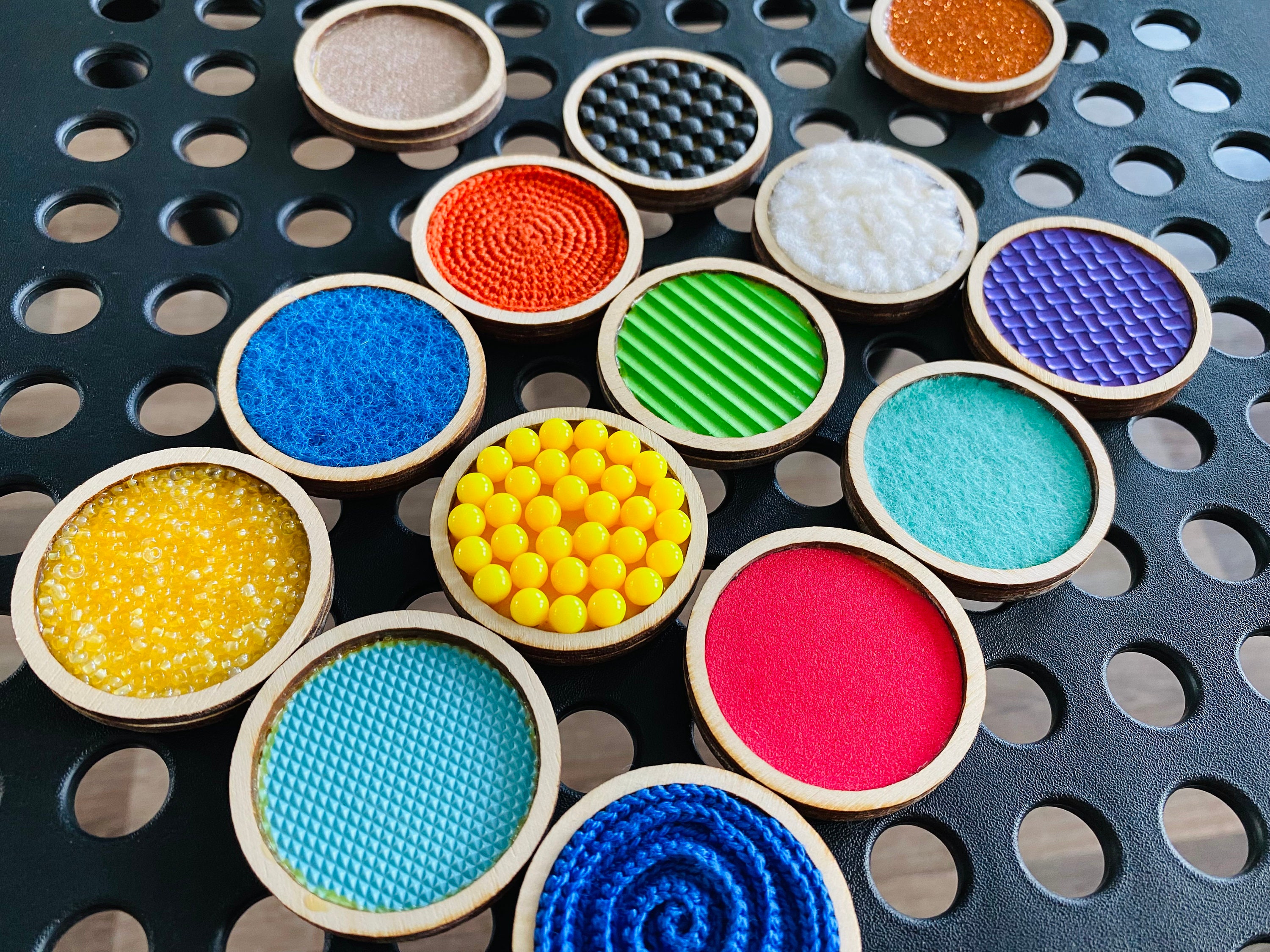 Sensory Cards Set 14 Tactile Textured Surfaces for Early Childhood ...