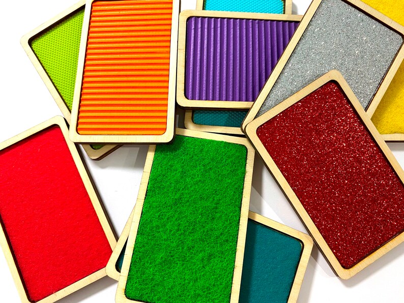 Sensory Cards, Tactile Toys, Memory Game, Sensory Match Game, Sorting ...