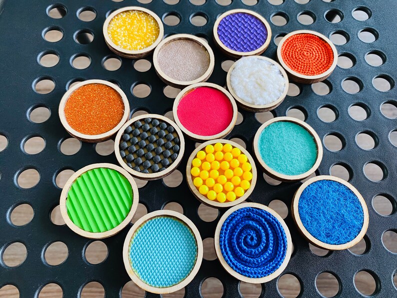 Sensory Tactile Cards: Texture-rich Set for Sensory Development ...