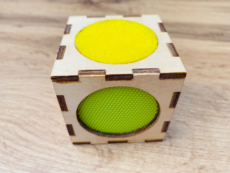 Montessori Sensory Cube: Tactile Toy for Skill Development - Etsy
