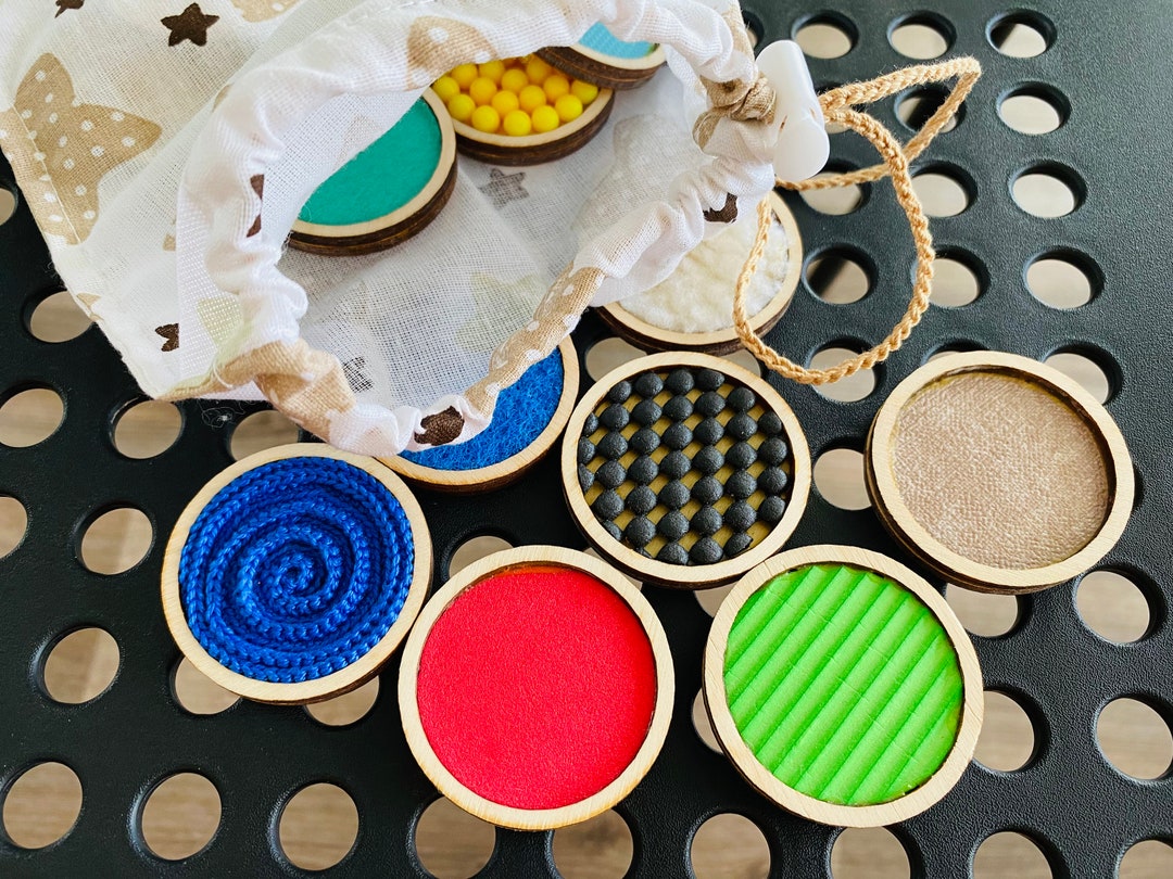 Sensory Cards Set - 14 Tactile Textured Surfaces for Early Childhood ...