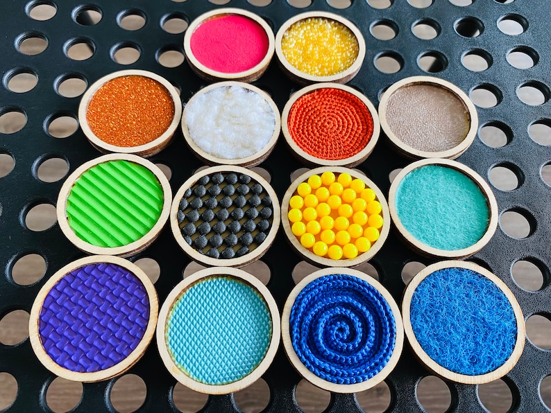 Sensory Tactile Cards: Texture-rich Set for Sensory Development ...