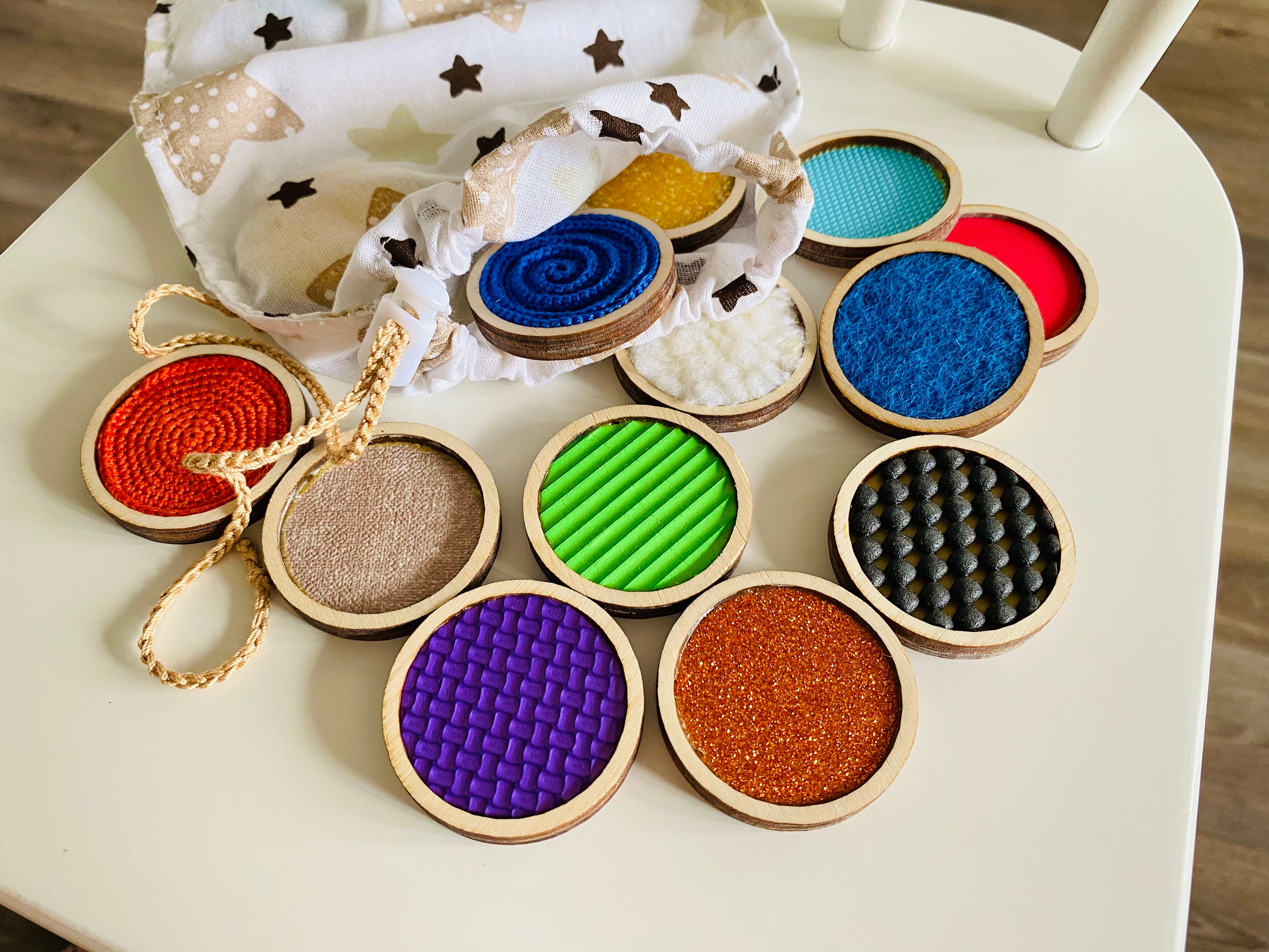 Sensory Board, Tactile Board Elephant, Toy Elephant, Montessori Toy ...