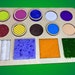 Sensory Toy Texture Board: Montessori Sorting Play With Varied Textures ...