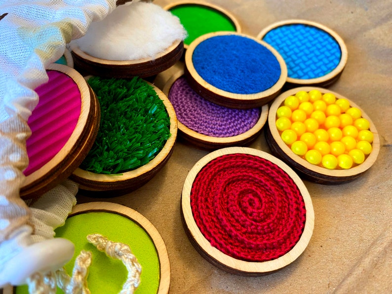 Tactile Sensory Cards: Autism, ADHD, Dementia Therapy - Etsy