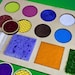 Sensory Toy Texture Board: Montessori Sorting Play With Varied Textures ...