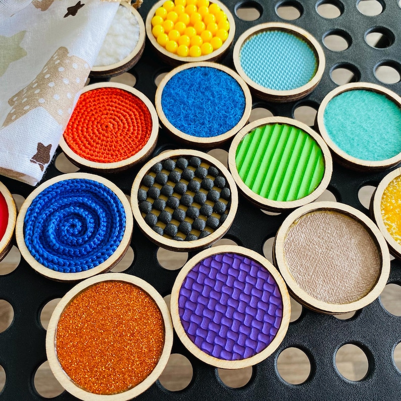 Sensory Tactile Cards: Texture-rich Set for Sensory Development ...
