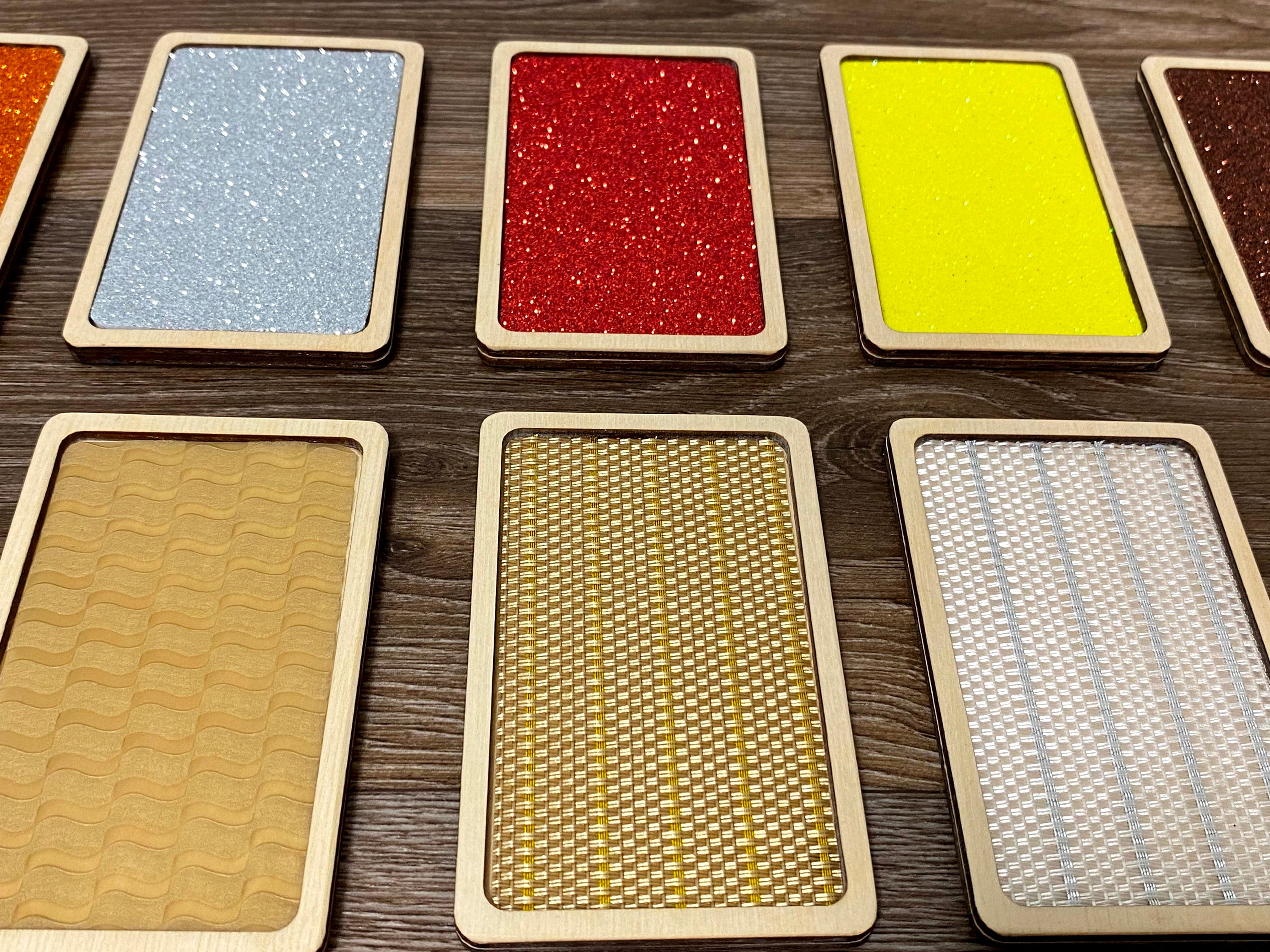 Sensory Toy Tactile Cards: Customize Texture Selection for Sensory ...