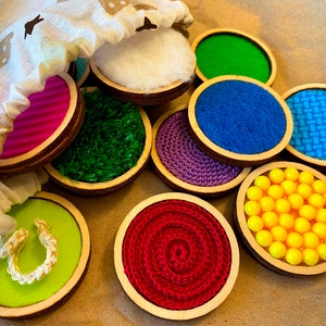 Tactile Sensory Cards: Autism, ADHD, Dementia Therapy - Etsy