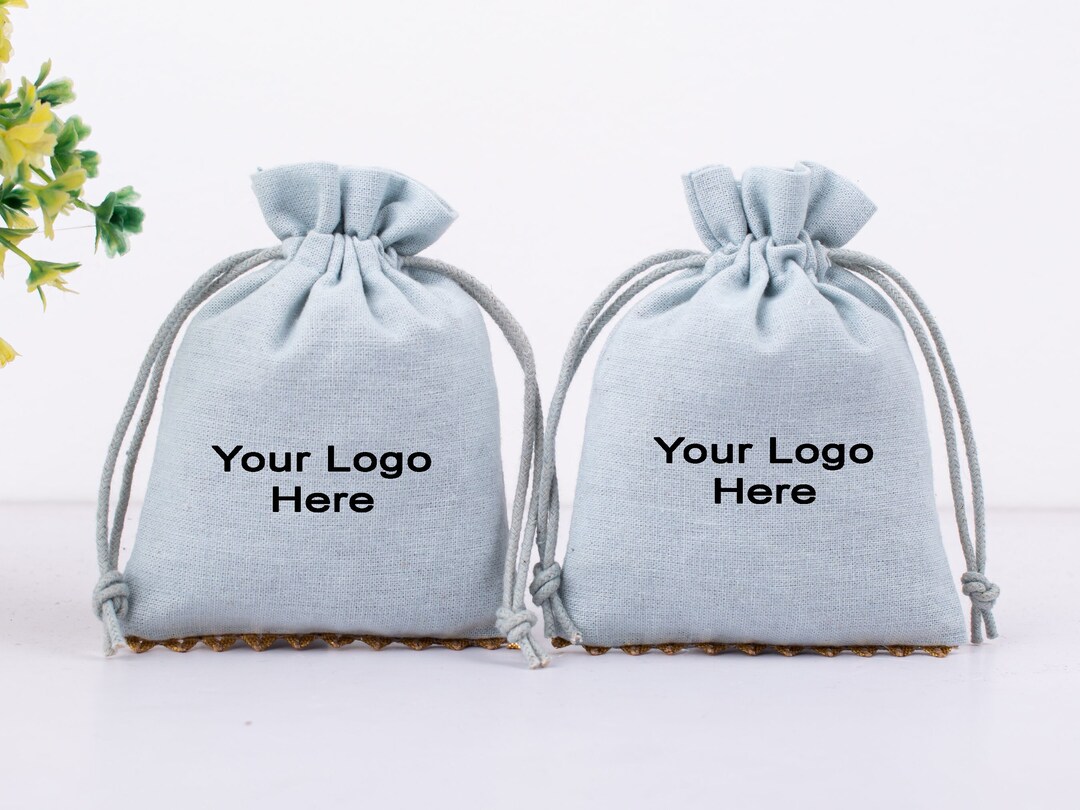 100 Custom Jewelry Packaging Pouch Weeding Party Favor Gift Packaging ...