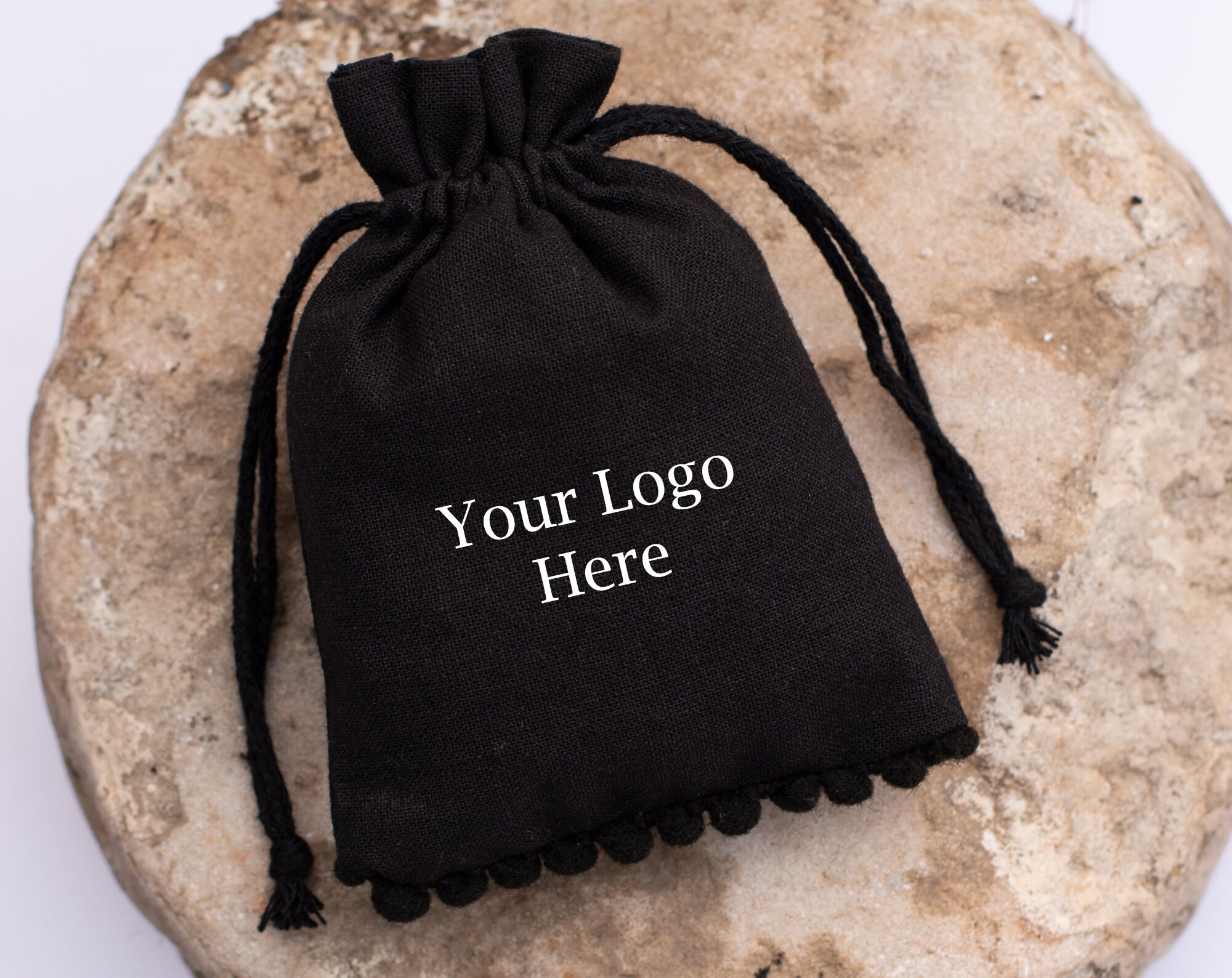 100 Black Jewelry Packaging Pouch Cotton Drawstring Bags | Etsy