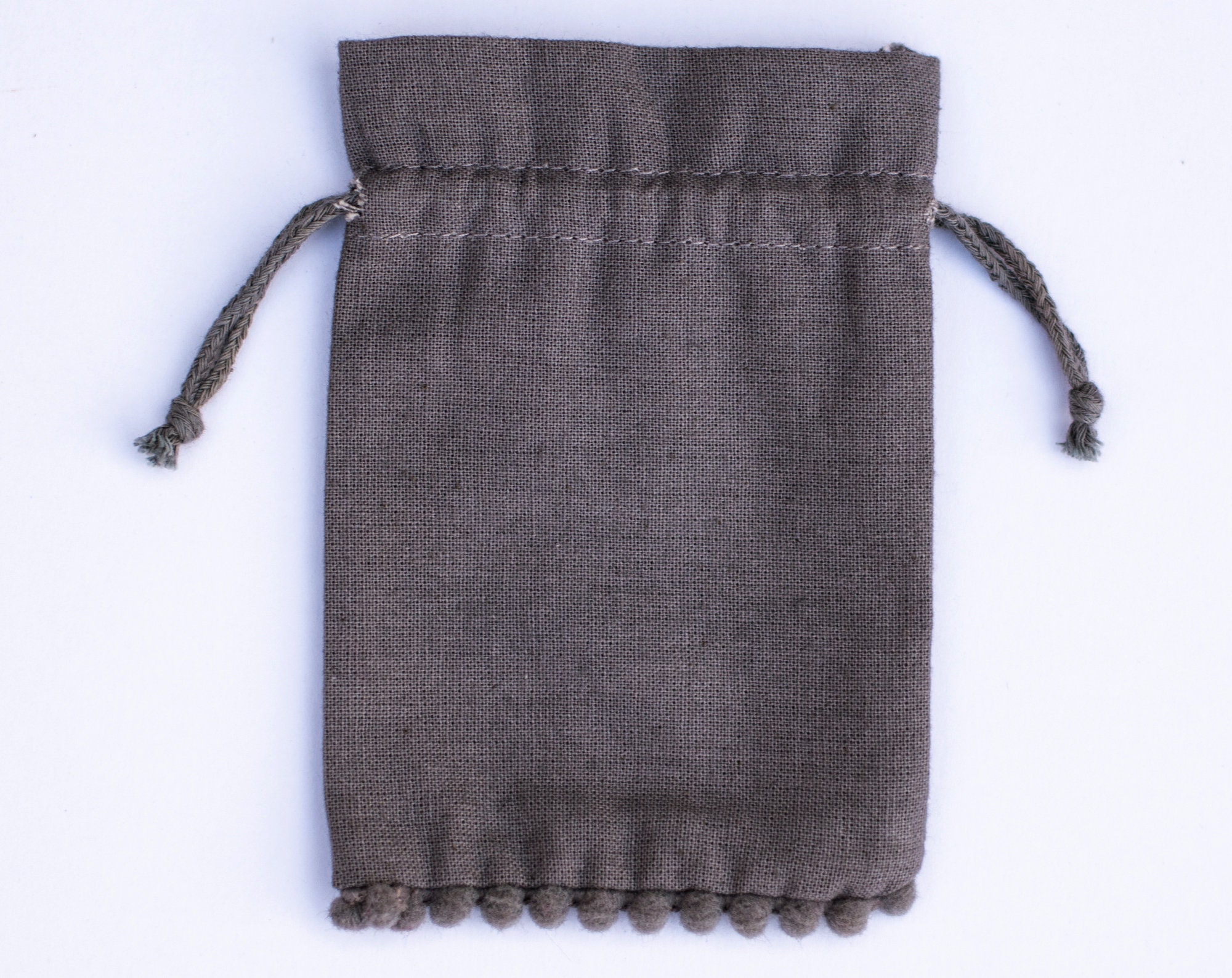 100 Cotton Drawstring Jewelry Packaging Pouch Eco Friendly | Etsy