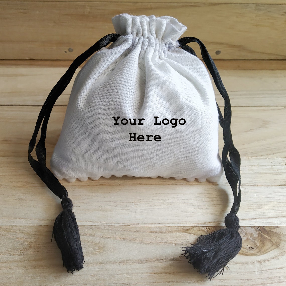 100 Personalized Logo Print Drawstring Bags Custom Jewelry - Etsy